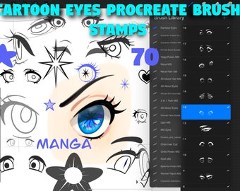 Procreate Anime Eyes - Etsy