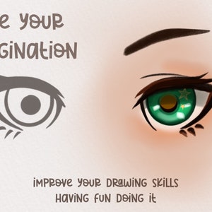 Procreate Manga Anime Eyes Stamps Set, Cartoon Comic Brush Pack, Eye ...