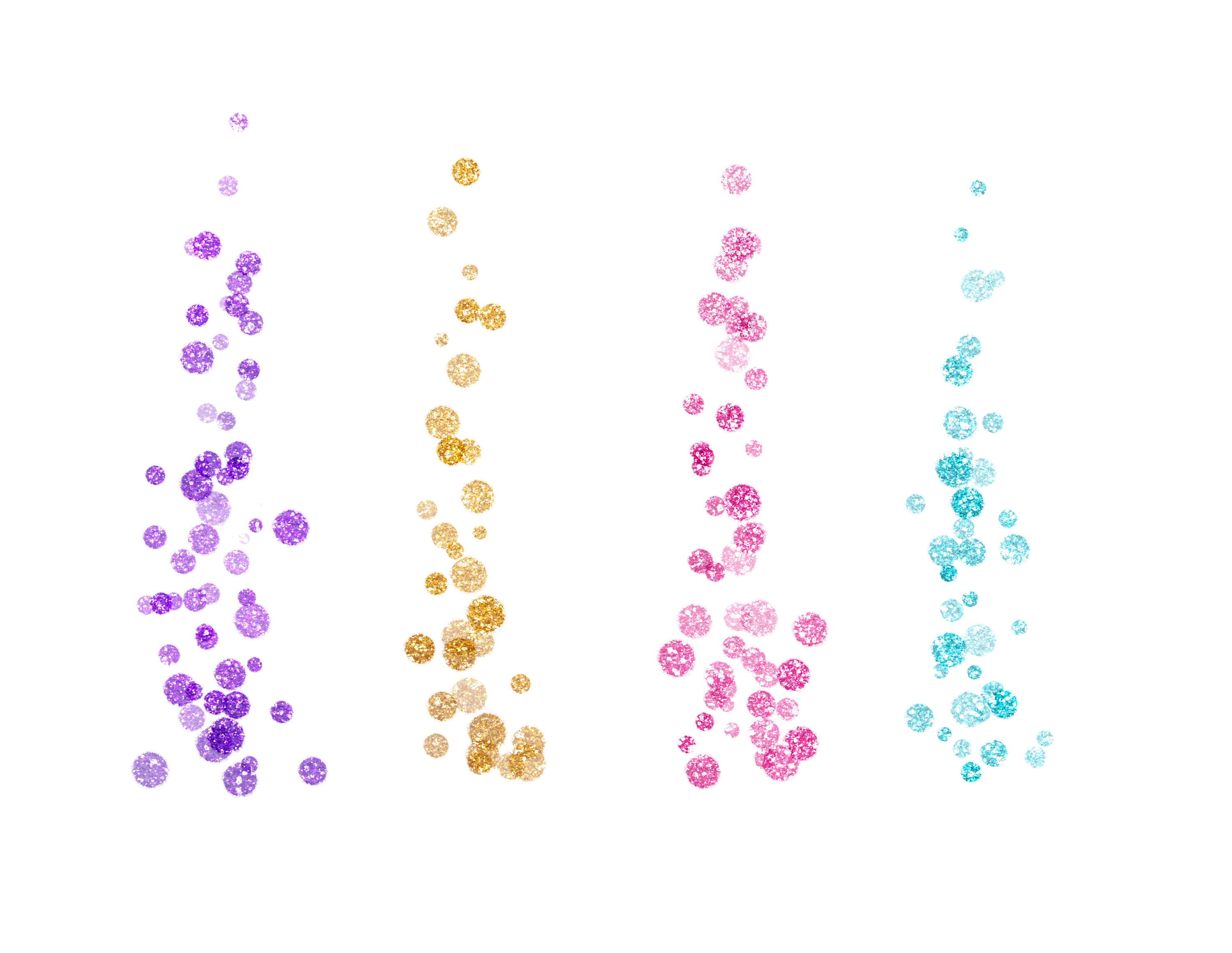 Watercolor Mermaid Tail Clipart, Mermaid Clip Art, Underwater Glitter ...