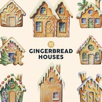 Candyland Snow Covered Village Christmas Yuletide Cutout - Etsy