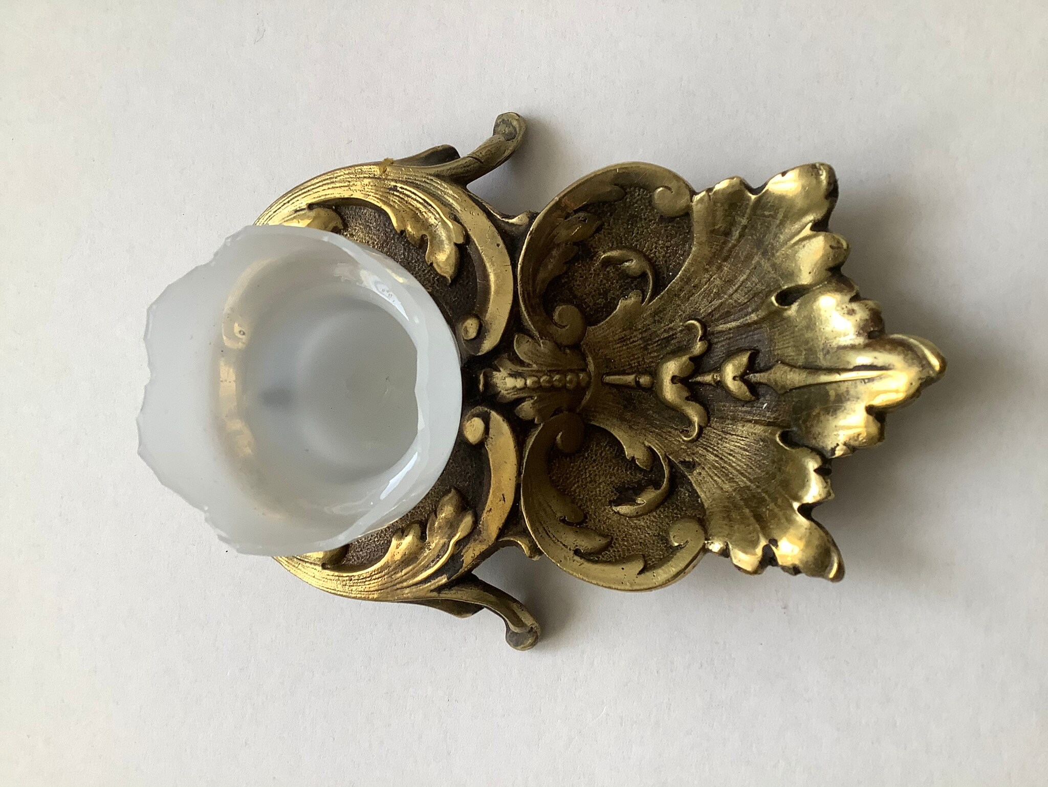 Old Brass Ink-well and Pen Holder in Jugendstil - Etsy