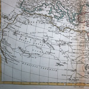 Ancient World Map 1785 Original more than 200 years old - Etsy 日本