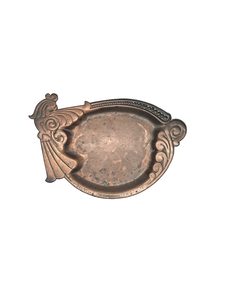 Vintage Art Deco Brass Tray With Viking Art Motifs 1920's - Etsy