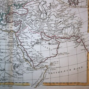 Ancient World Map 1785 Original more than 200 years old - Etsy 日本