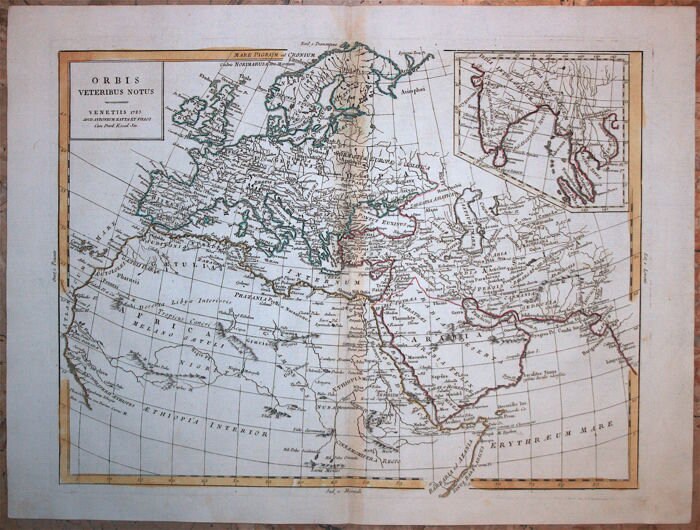 Ancient World Map 1785 Original more than 200 years old - Etsy 日本