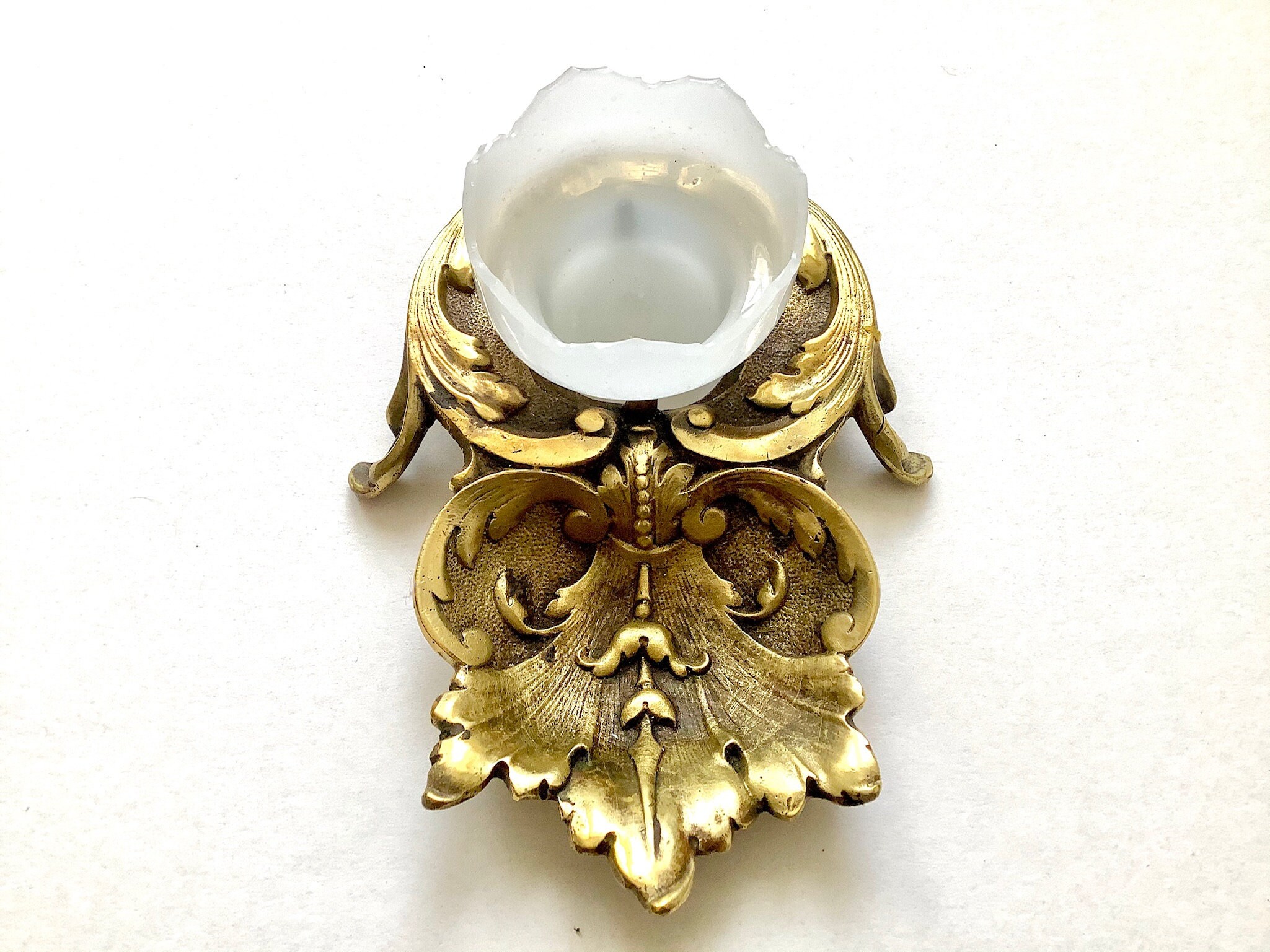 Old Brass Ink-well and Pen Holder in Jugendstil - Etsy