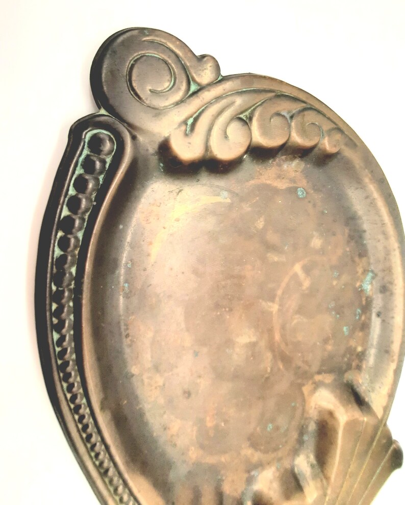 Vintage Art Deco Brass Tray With Viking Art Motifs - Etsy