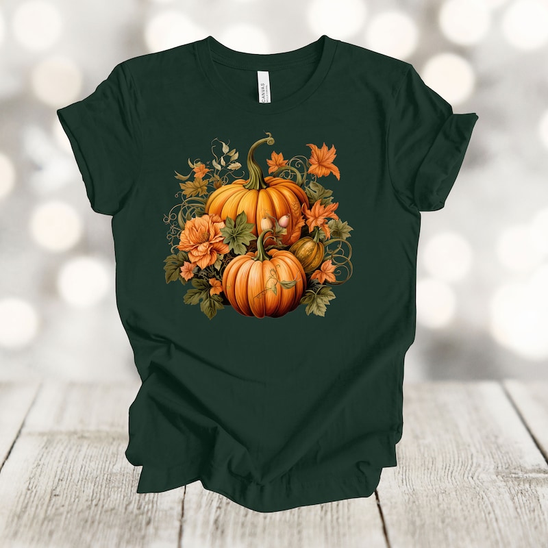 Fall T Shirt Pumpkin - Etsy