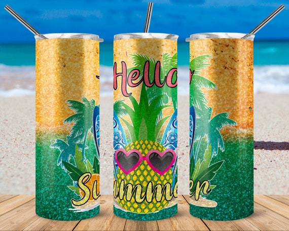 Kitchen & Dining Drinkware Pool Side Insulated Tumbler Vacation Tumbler ...