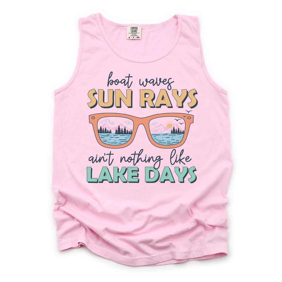 Lake Days Tank Top: Comfort Colors Unisex Summer Top - Etsy