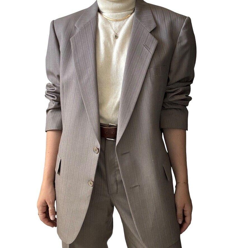 Light Grey Wool Sport Coat - Etsy