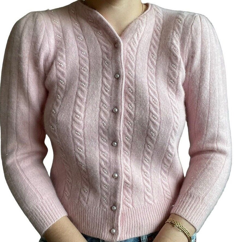 Vintage 80s Club Classic Womens Ballerina Pink Angora Wool - Etsy