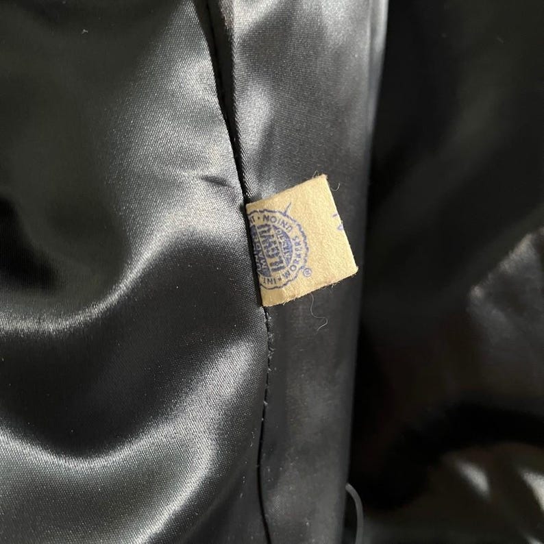 Vintage 1960s Glenkara by Glenoit Navy Blue Faux Fur Velvet Jacket Coat ...