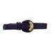 Vintage 1980s Womens Milor Purple Leather Retro Gold Buckle Waist Belt ...