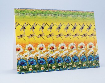 Children and the Cake 3D Stereogram Greeting Card With Envelope - Etsy