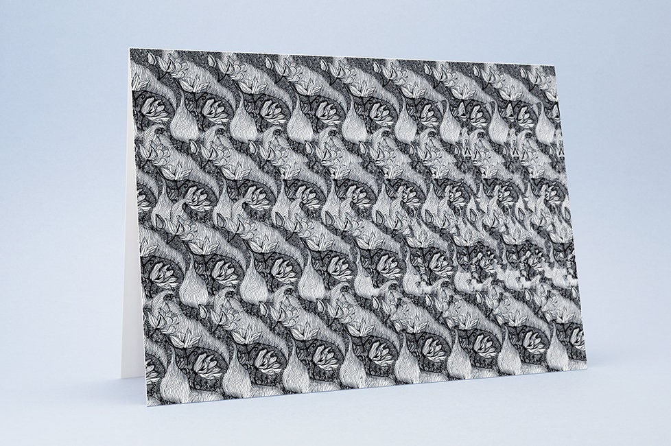 Butterfly 3D Stereogram Greeting Card With Envelope - Etsy