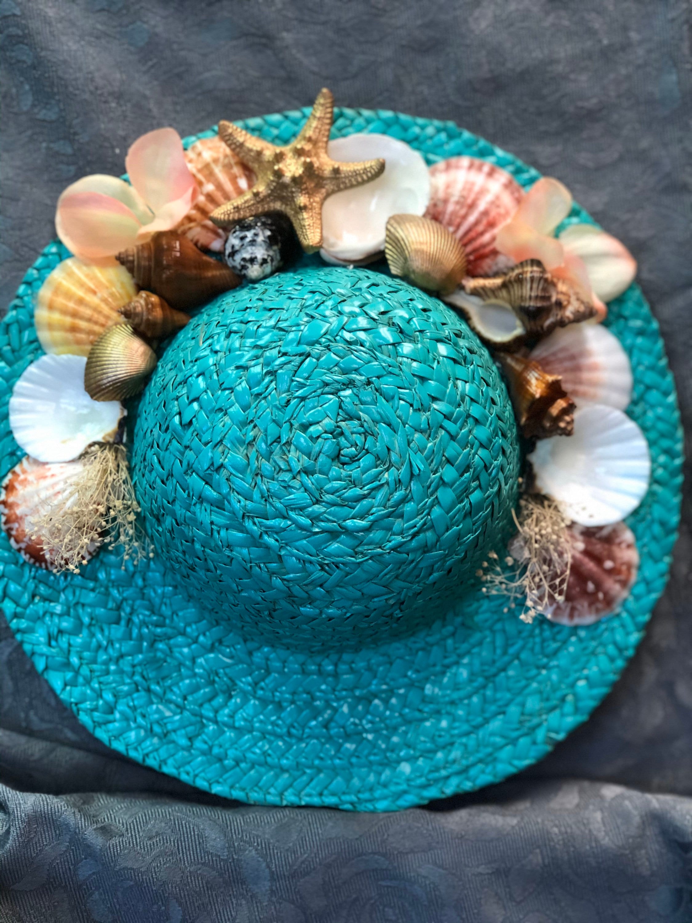 Decorative Seashell Hat - Etsy