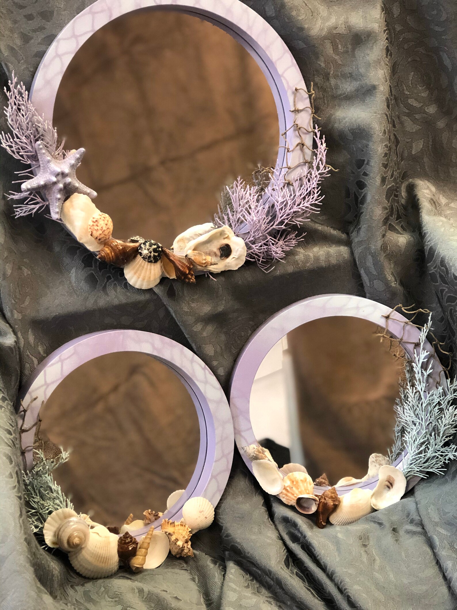 Seashell Mirrors - Etsy