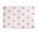 Pink and White Tufted Cotton Bath Mat Washable Bathroom Mat Soft ...