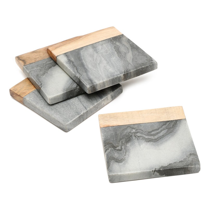 Marble Coasters - Etsy