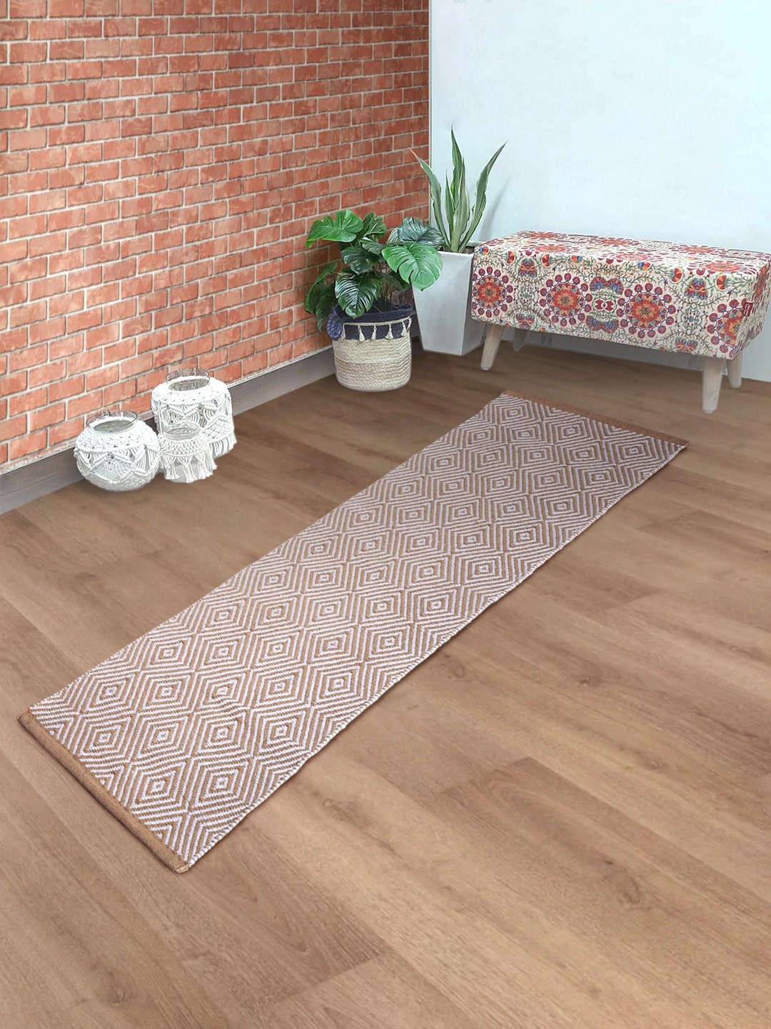 Bohemian Inspired Bed Runner Farmhouse Bed Runner Classic Design Bed ...