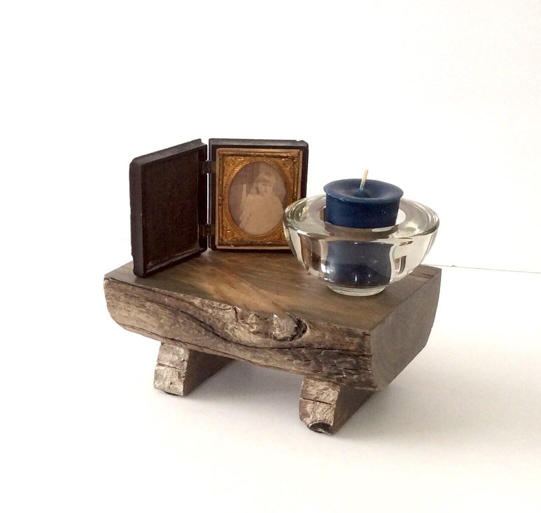 Rustic Wood Riser Stand, Small Riser Shelf, Wooden Pedestal Display - Etsy