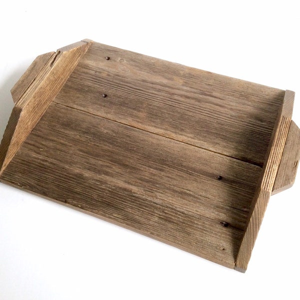 Rustic Wood Tray - Etsy