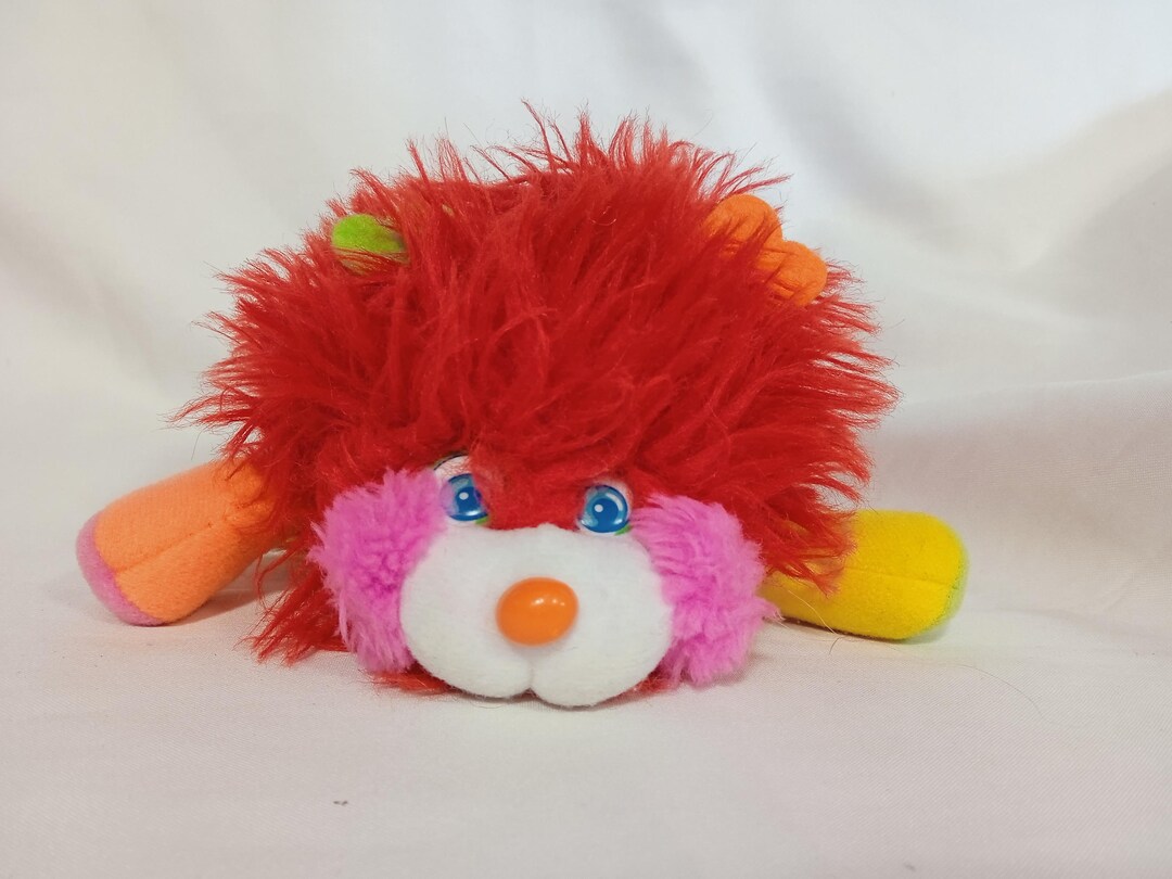 Popples Red Puffling Popples Plush Vintage Collectible Retro Toy RARE ...
