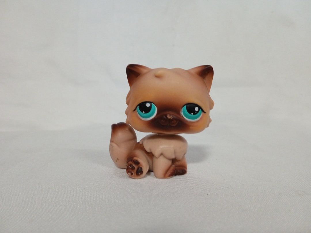 Littlest Petshop Hasbro 22 Persian Cat Collectible Retro Toy Littlest ...