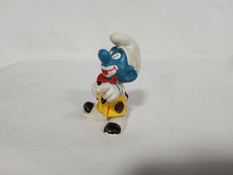 Smurfs Smurfs Peyo - 20033 Clown 1978 Schleich Type Figurine 80's ...
