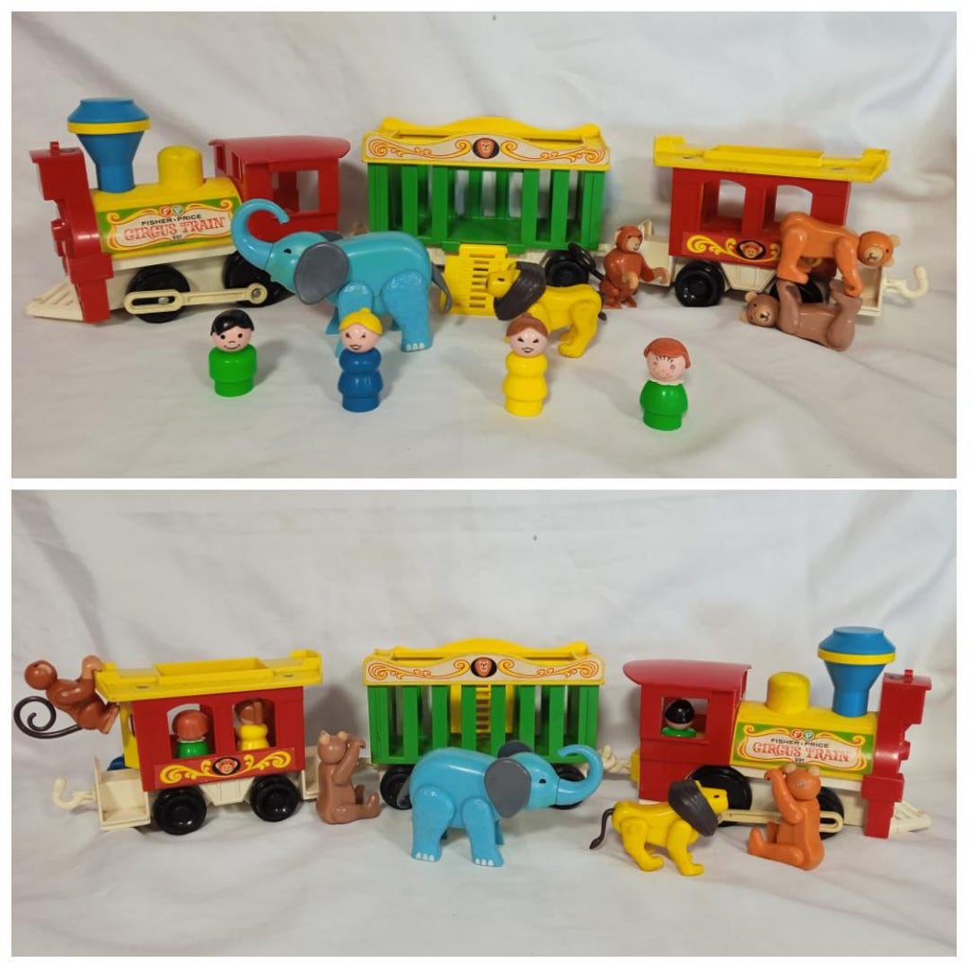 Fisher Price Little People circus Train Original Vintage Collection ...