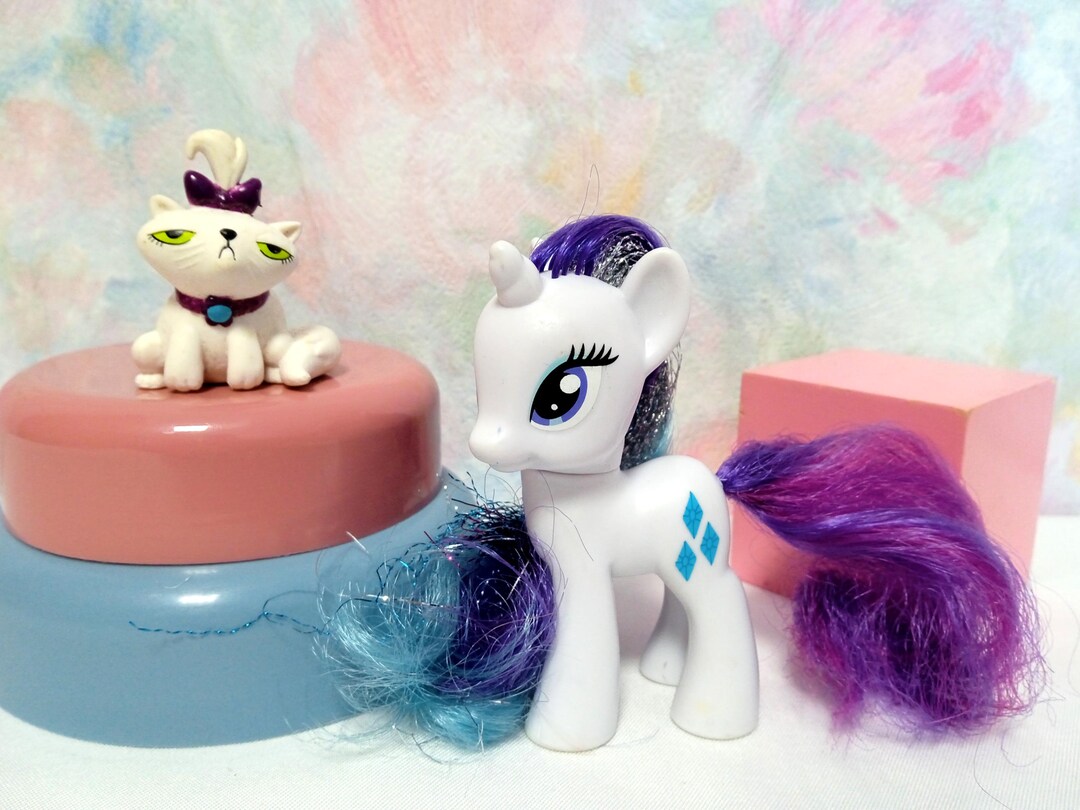 My Little Pony G4 Friendship is Magic Rarity & Opalescence Cat MLP FIM ...