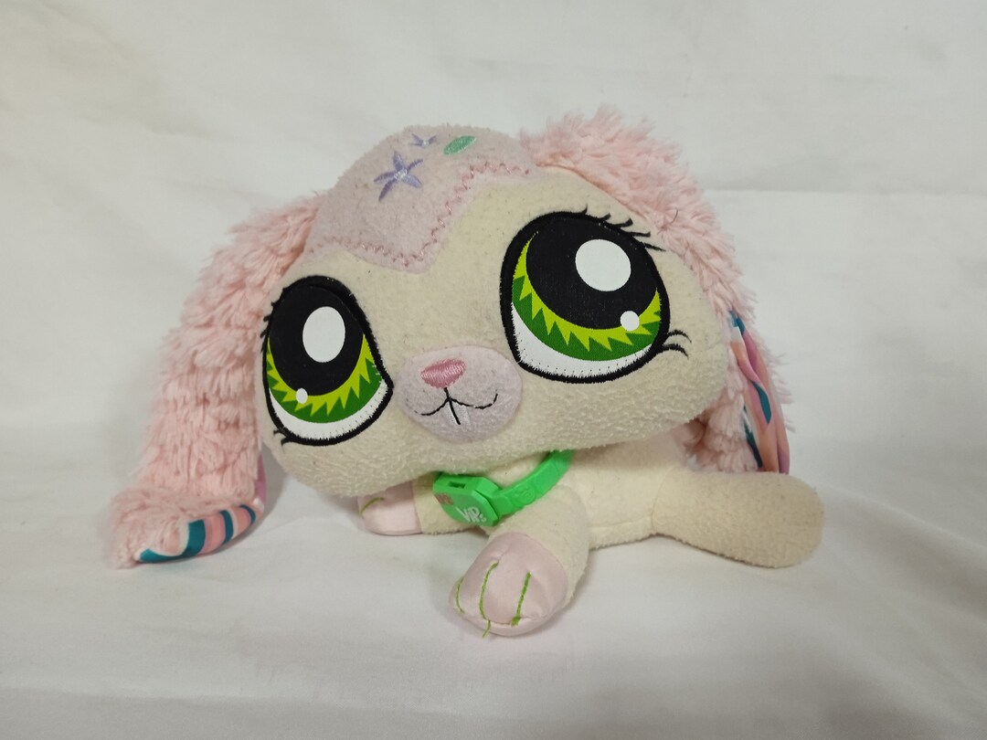 Littlest Petshop VIP Surprise Hasbro Plush Rabbit Collection Retro Toy ...