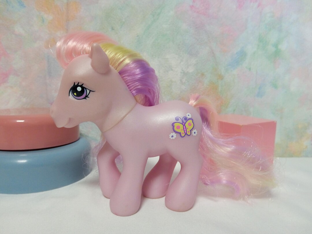 My Little Pony Hasbro Vintage G3 Rainbow Pony Fluttershy Collectible ...