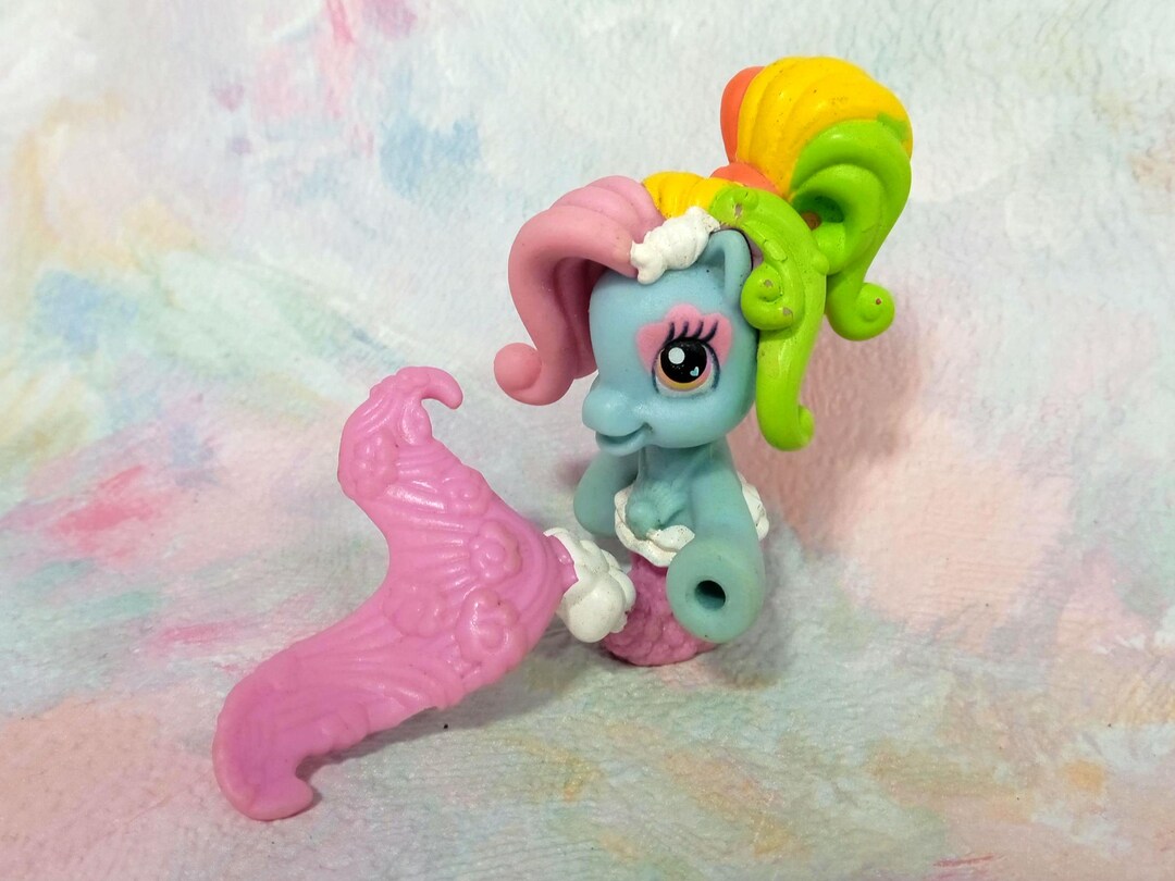 My Little Pony Vintage G3.5 Ponyville "merpony Rainbow Dash" Retro Baby ...