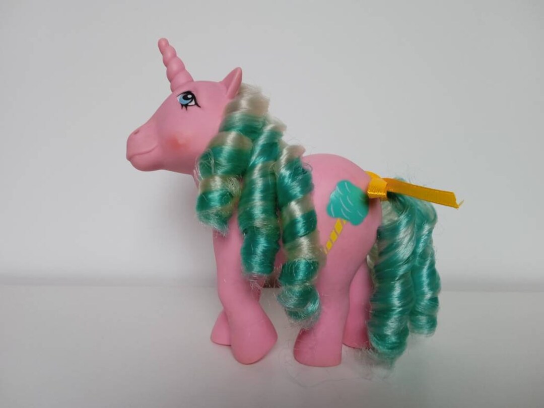My Little Pony Vintage G1 Candy Cane Ponies Cotton Candy Hasbro ...