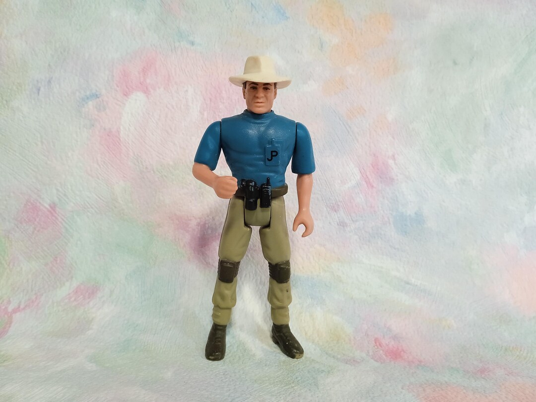 Jurassic Park Figure "alan Grant" 1993 Kenner Vintage Toys Collectible ...