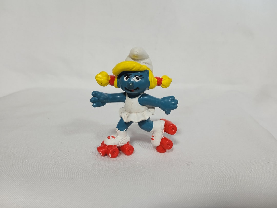 Smurfs Smurfs Peyo 20126 Roller Smurfette Smurfette Pitufina Figurine ...