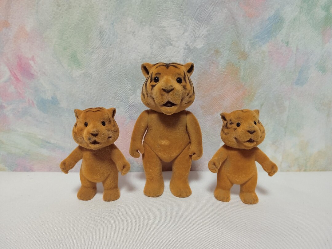Forest Families Simba Tigers Collection Retro Toy Baby Calico Critters ...