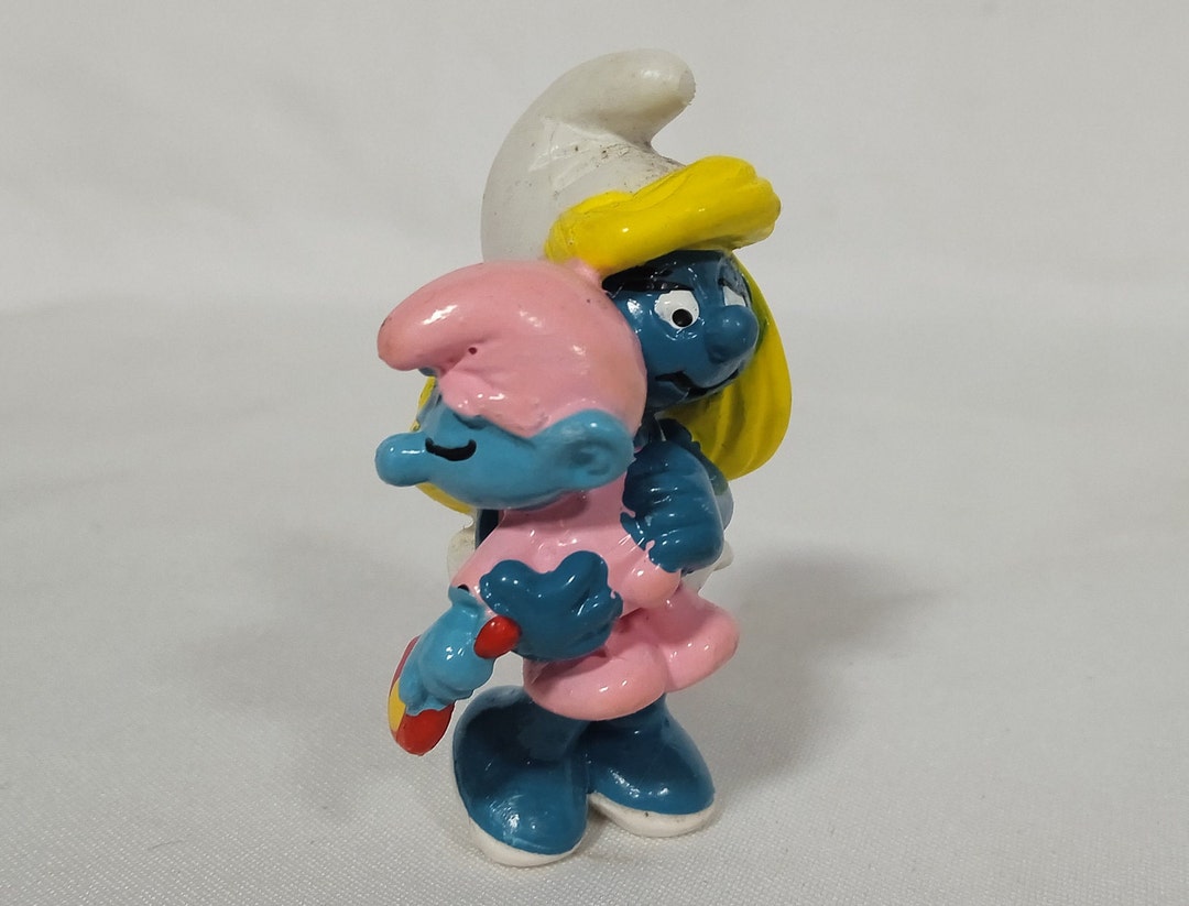 Smurfs Smurfs Peyo - 20192 Baby & Smurfette Smurfette Pitufina Figurine ...