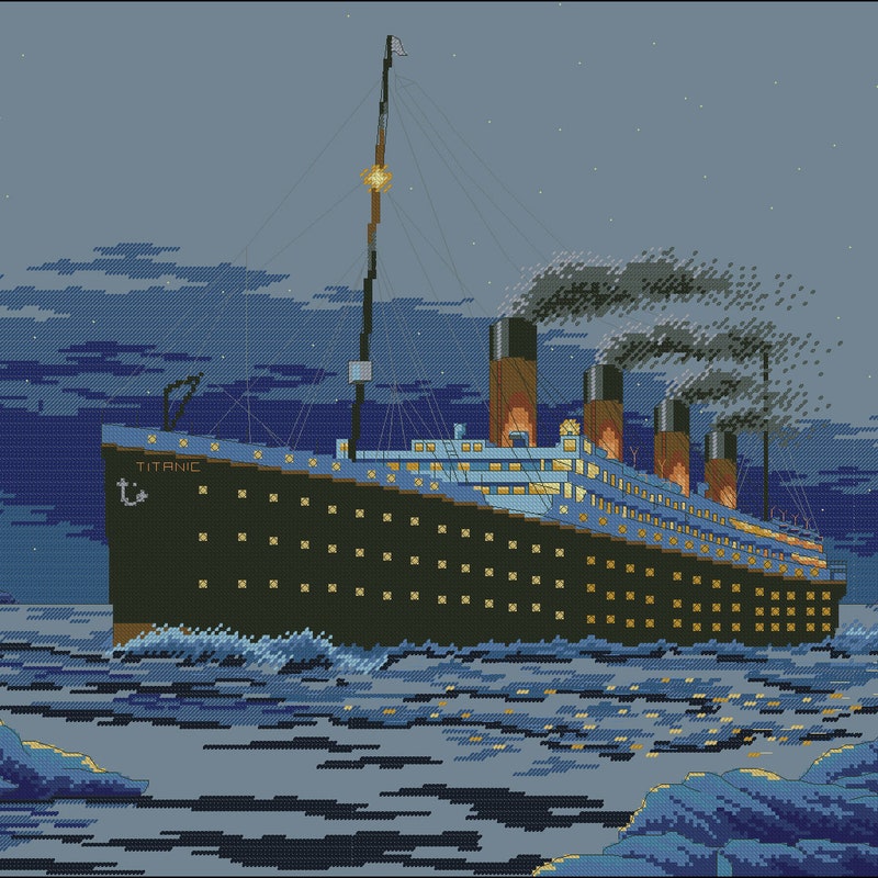 Ship Cross Stitch Pattern - Etsy