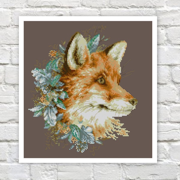Fox Cross Stitch - Etsy