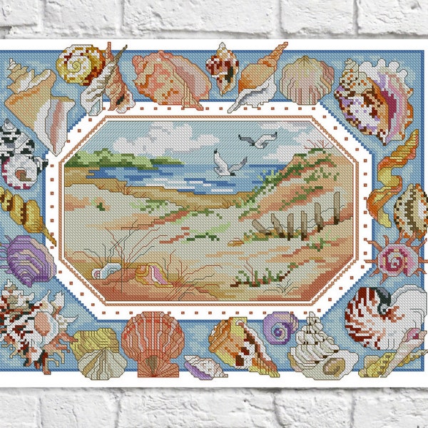 Sea Shell Cross - Etsy