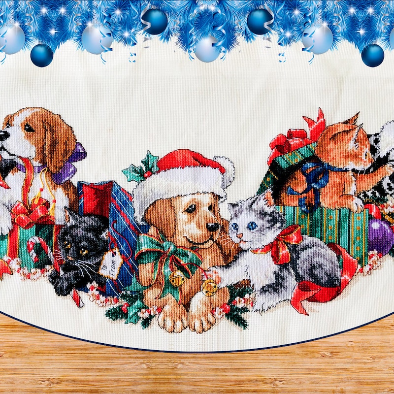 Christmas Cat Tree Skirt - Etsy