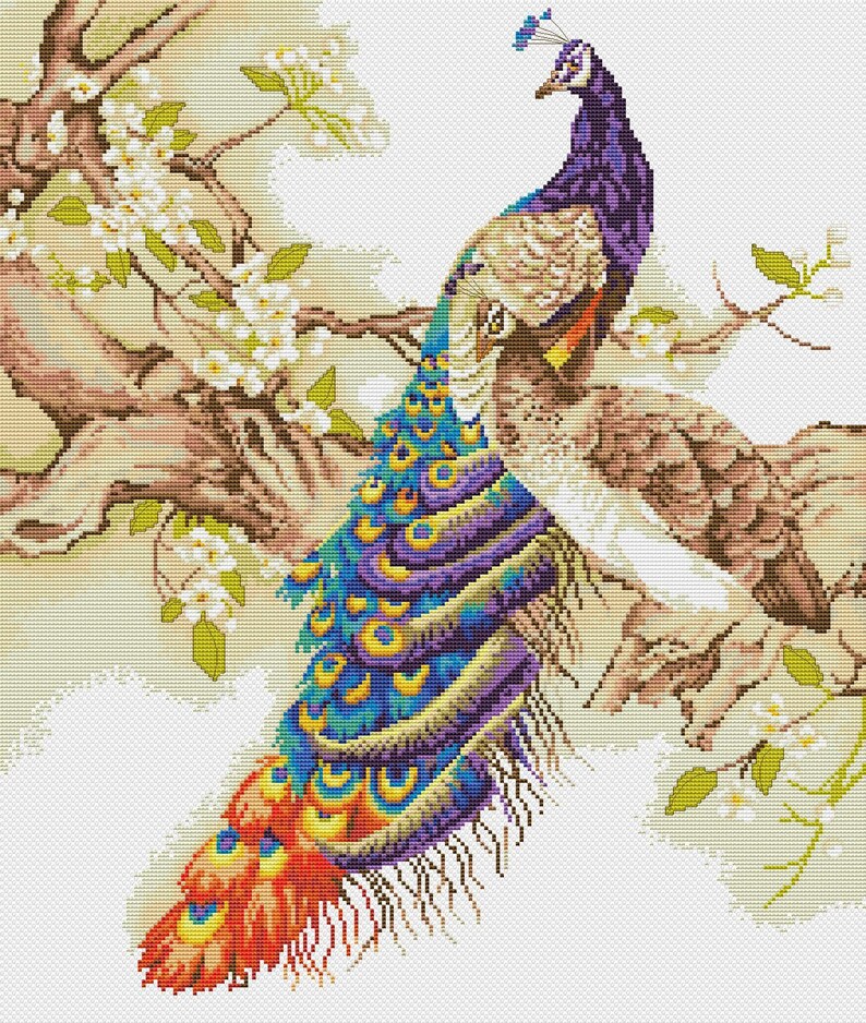 Dancing Cross Stitch Pattern Colorful Art DIY X-stitch Chart ...