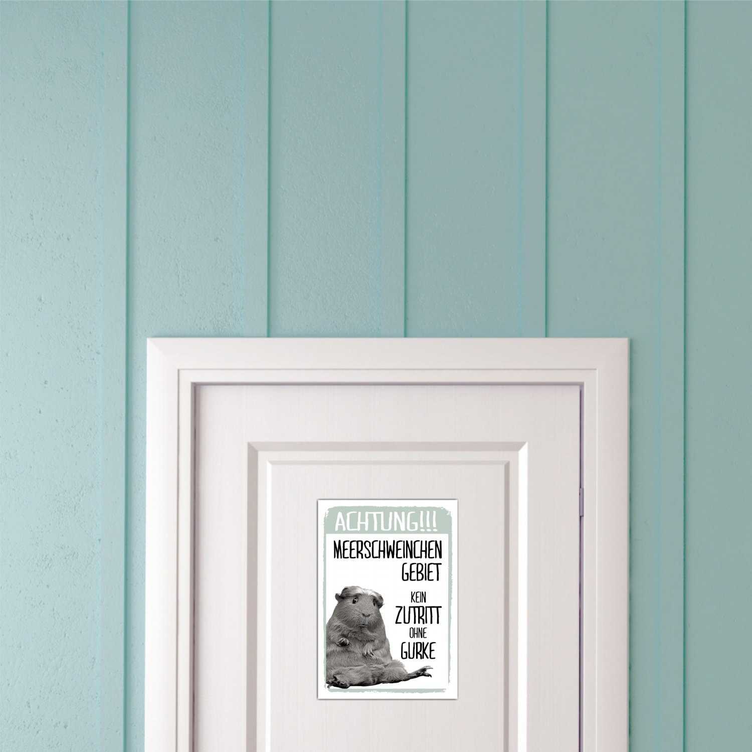 Guinea Pig No Entry Cucumber Sign Funny Saying Door Sign - Etsy