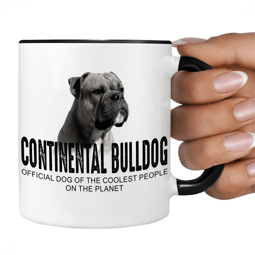 Continental Bulldog Conti Hund Official Dog Cool Tasse Kaffee Lustig ...