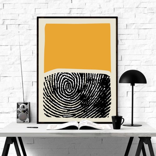 Digital Download Striped Art Block Art Poster Printable | Etsy