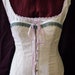 Victorian Corset - 1860 Cotton Overbust With Busk and Synthetic ...