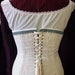 Victorian Corset - 1860 Cotton Overbust With Busk and Synthetic ...
